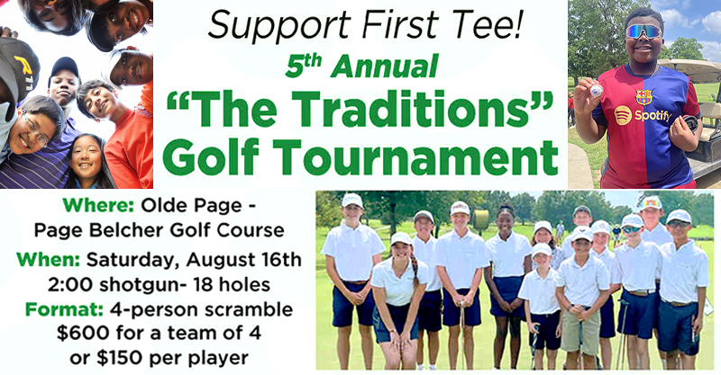 Sign up now for The Traditions Golf Tournament and support First Tee ...